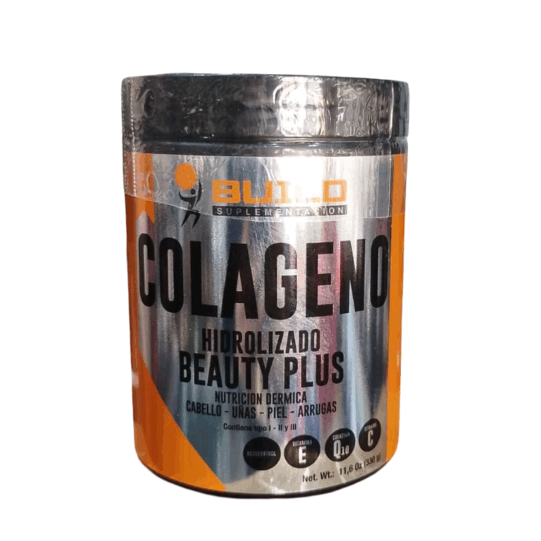 COLAGENO HIDROLIZADO BEAUTY PLUS (330 GR) Naranja – BUILD – SuplementSport